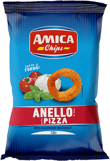 AMICA PIZZA風味米果圈125G - 迦淂浰股份有限公司 DELICE Int'l Co. Ltd.